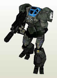 Command and Conquer Papercrafts: C&C3: GDI Zone Trooper