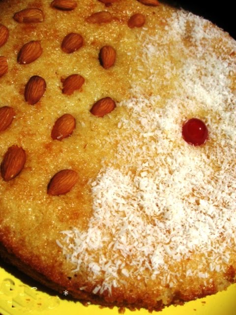 LAS RECETAS DE MIS ABUELAS DE ARGELIA!!: Basbusa - postre de sémola