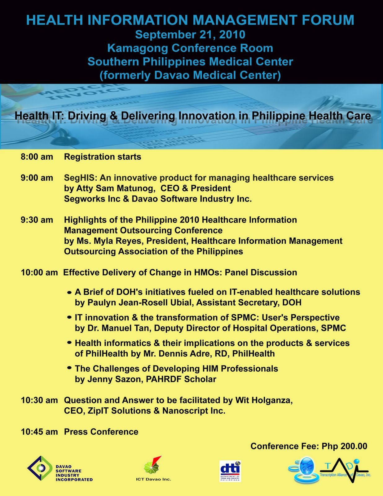 MTC Academy (Davao): September 2010