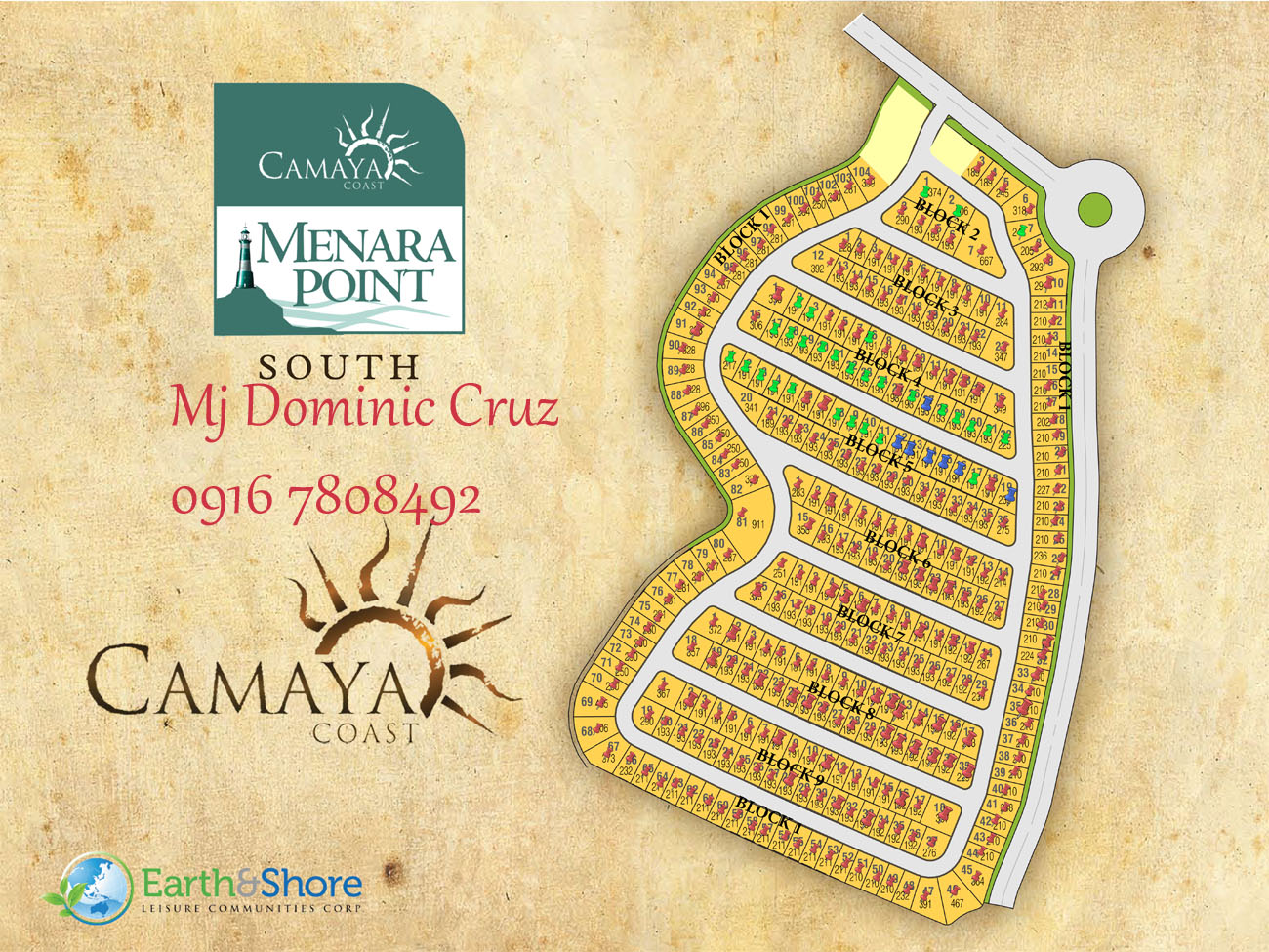 World Class Paradise CAMAYA COAST: RESIDENTIAL LOT's