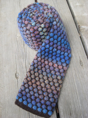 Rainy Day Knits: Stained Glass Bubble Hat & Scarf