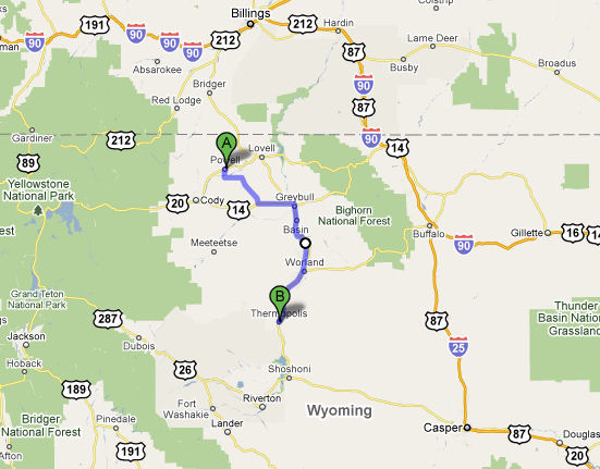 Further On and Further In: Taking A Risk: Day 2 & 3: Thermopolis, Wyoming