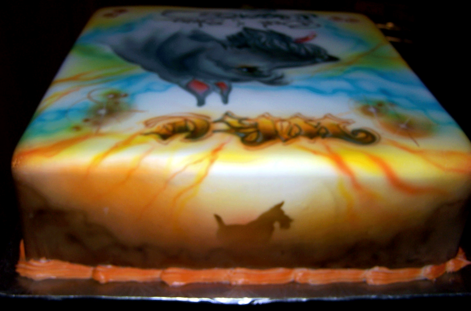 Airbrushed Bakery Birthday Cakes1