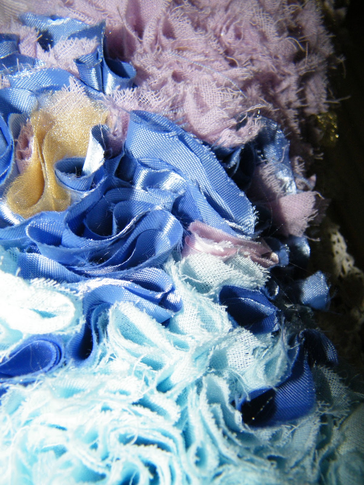 Sewings of Fyre: Fabric Flower Texture