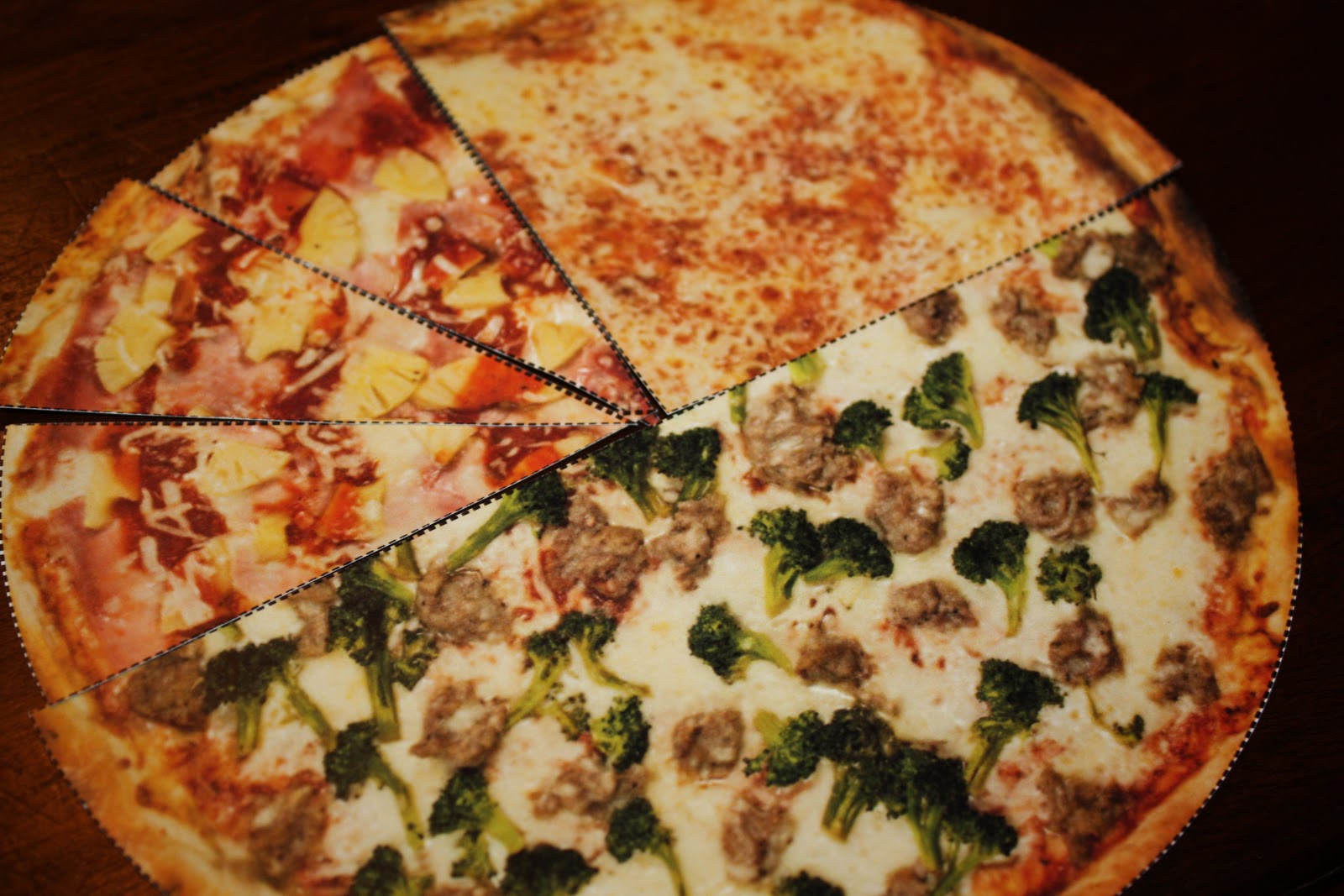 Sweet and Simple Things: Pizza Fractions