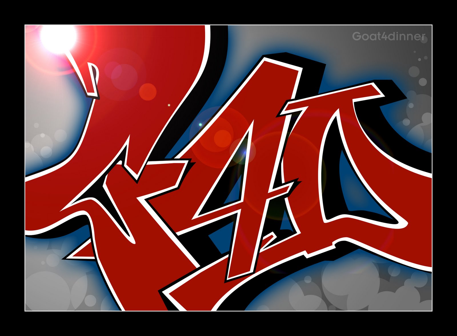 Best Grafiti Lattes: Digital graffiti by goat for dinner