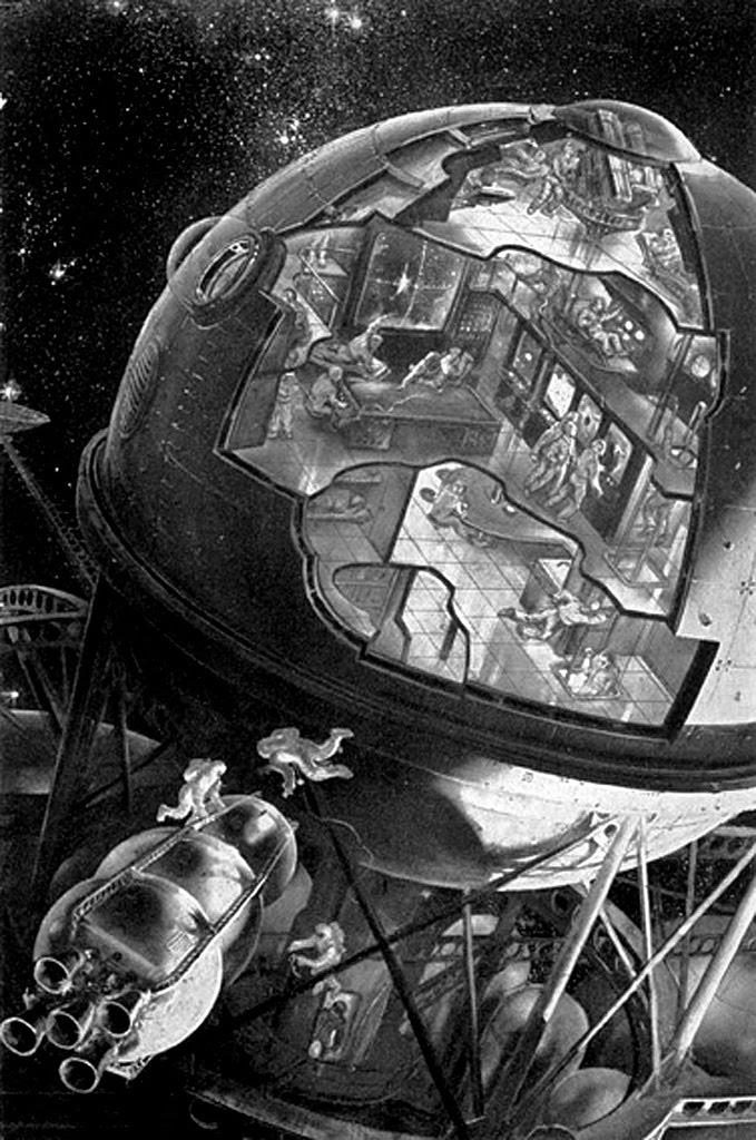 Seduced by the New...: Retro Space Illustrations