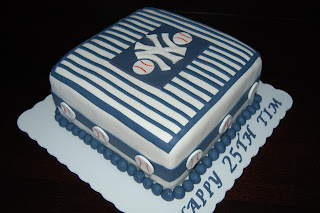 CUSTOMISED CAKES BY JEN: ny yankees cake