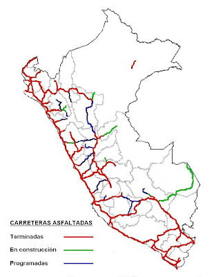 DESARROLLO PERUANO: Nuevas Carreteras Asfaltadas