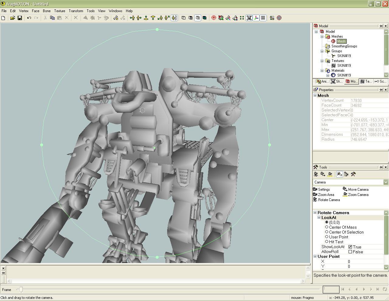 Programación y modelado 3d: Fragmotion 1.0.1