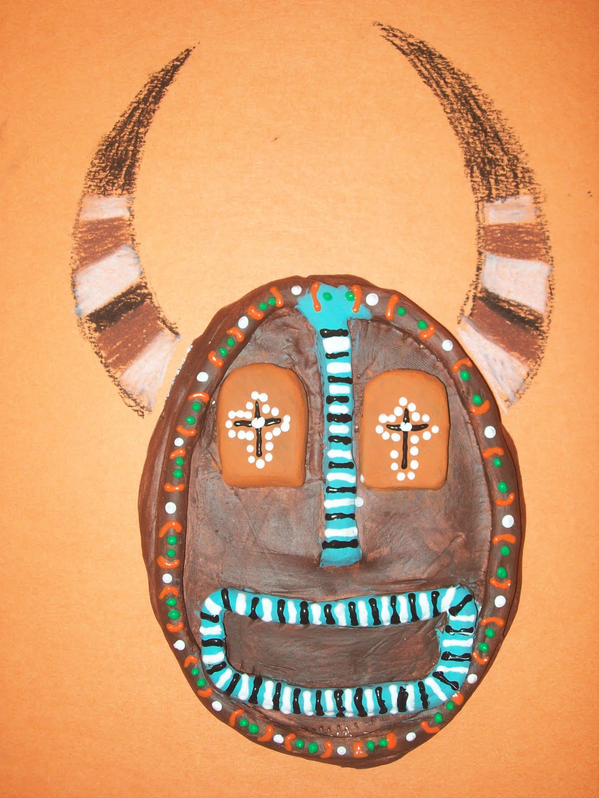 FCJHS Art Gallery: 8th Grade Clay Masks