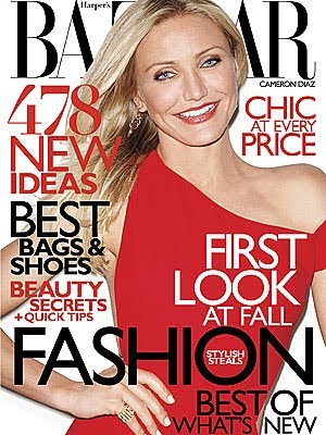Cover Girl: Cameron Díaz portada de Harper´s Bazaar / Cultura del Vestir
