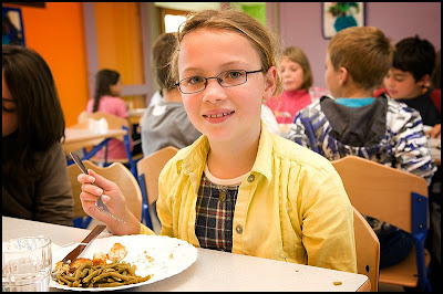 The Telfers in France: School Cantine