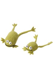 Den rosa bakelsen: Virkad groda