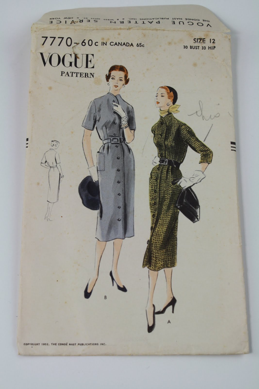 Jojo's Retro and Vintage: Vintage Vogue Patterns