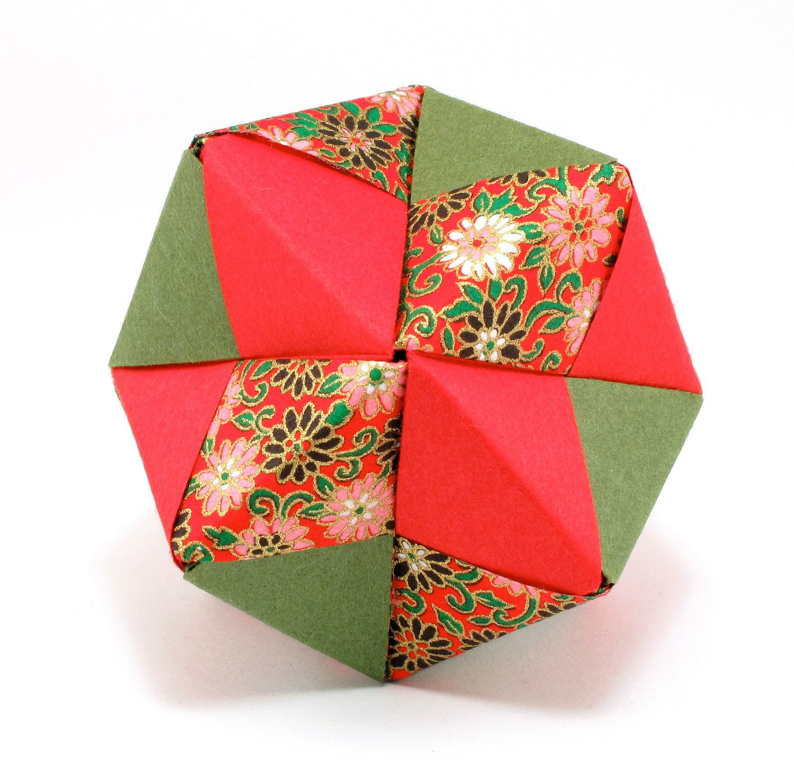 Bead Origami: Origami Interlude: Sonobe Unit Origami