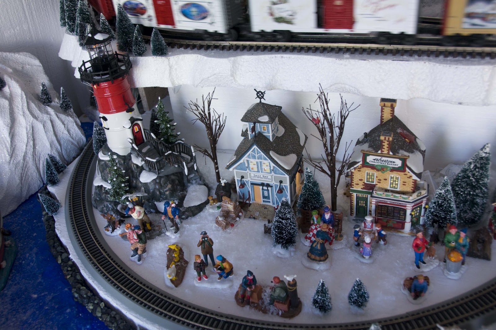 crawford's train's: 2009 christmas train display