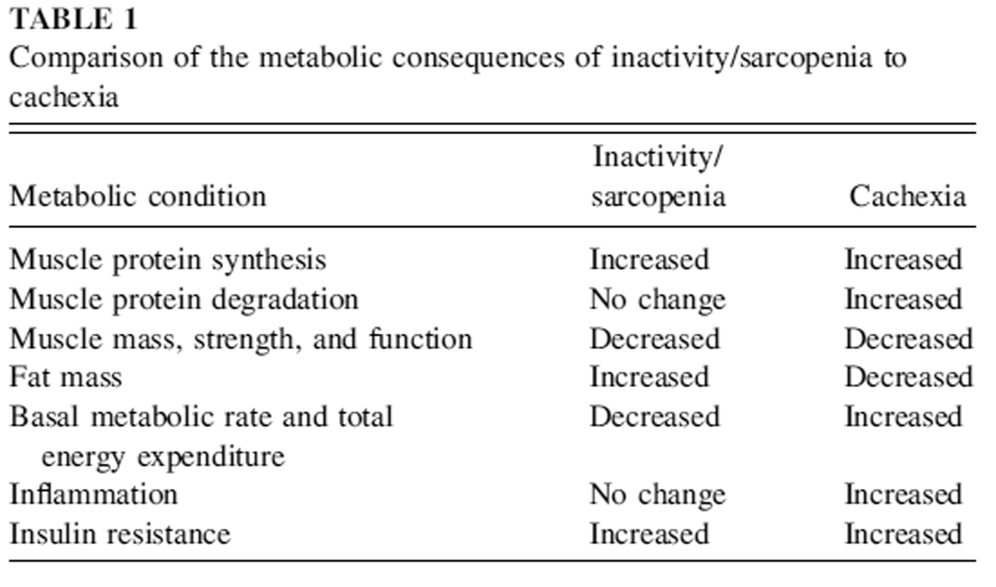 Dario Coletti's science cellar: Cachexia, sarcopenia, inactivity: the ...
