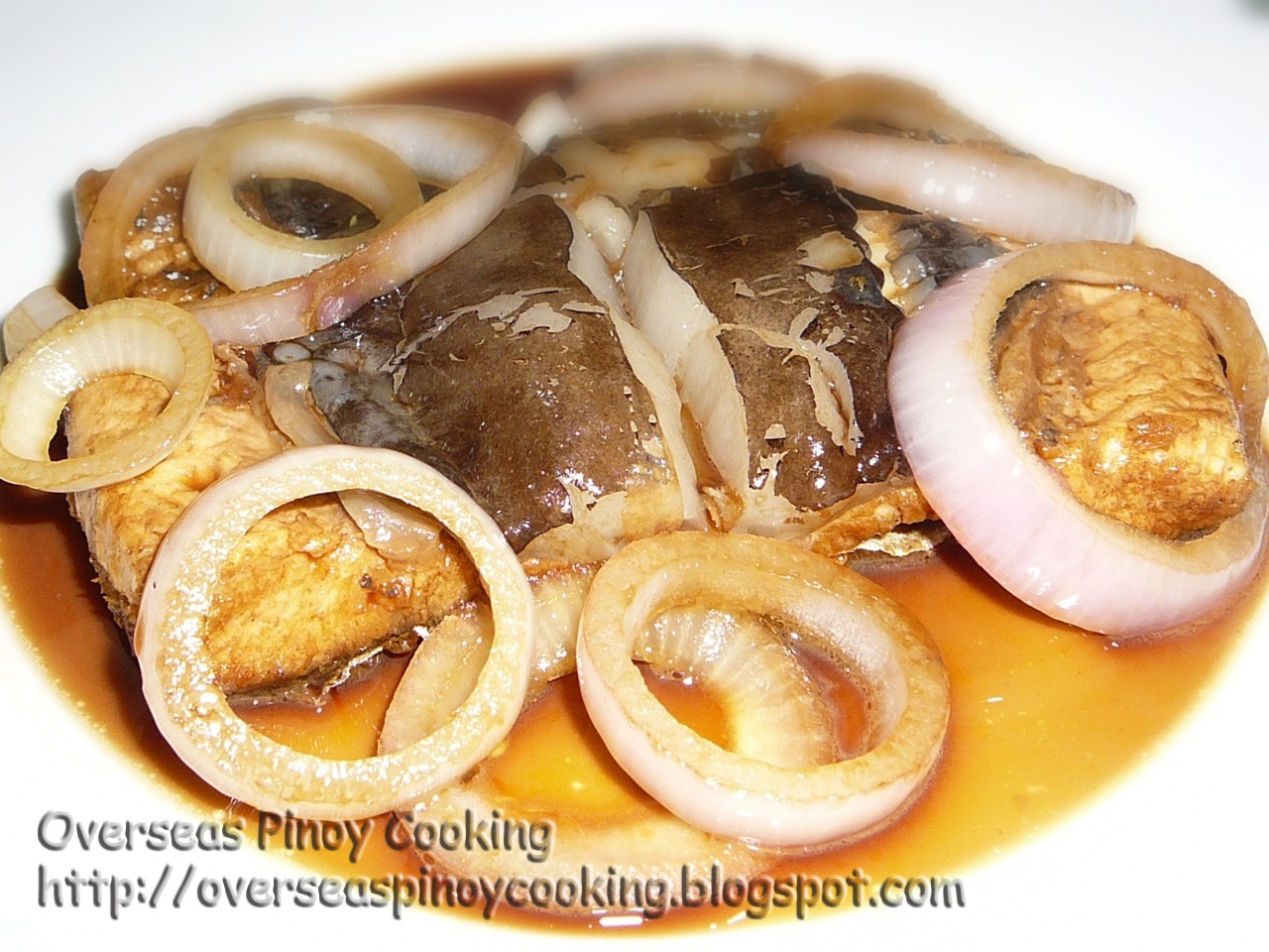Pinoy Home Cooking and Recipes: Bangus Belly Bistek Tagalog
