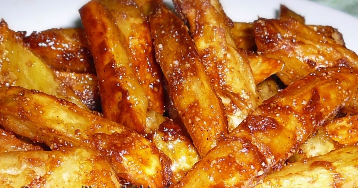 Caramel Kamote Fries Flavored with Cinnamon ~ Overseas Pinoy Cooking