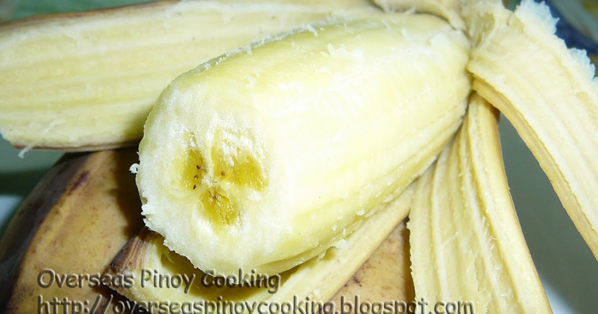 Nilagang Saging Na Saba Nilagang Saba