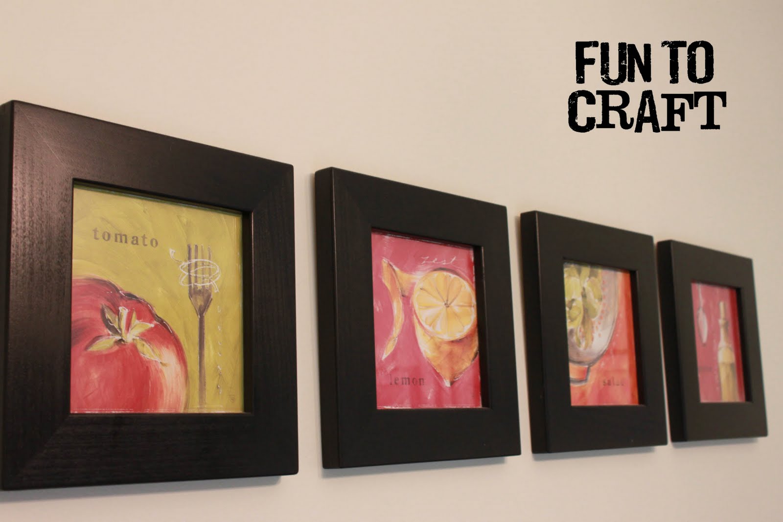 It's FUN to craft!: Kitchen Frames