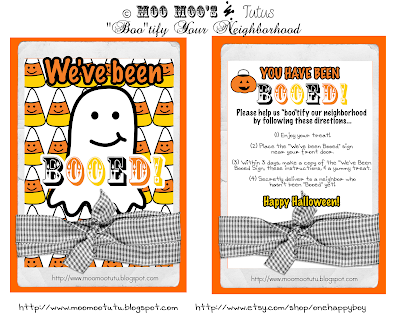 Moo Moo's & Tutus: {Manic Monday Freebie~ BOO Sign}