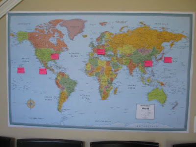 Around the World Birthday Party - Anders Ruff Custom Designs, LLC