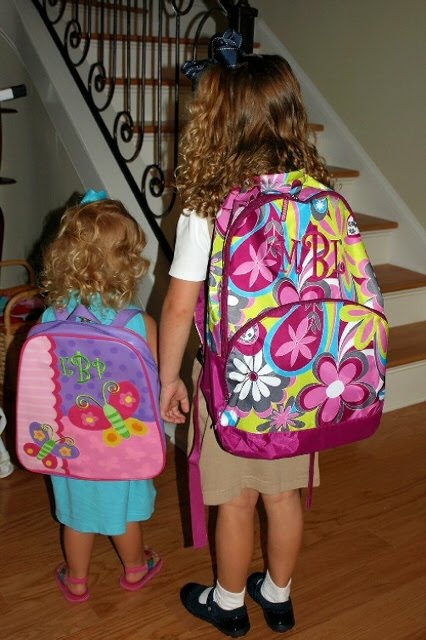 The Bucklers: Alli Lane's First Day of Kindergarten ~ Hancock Day School