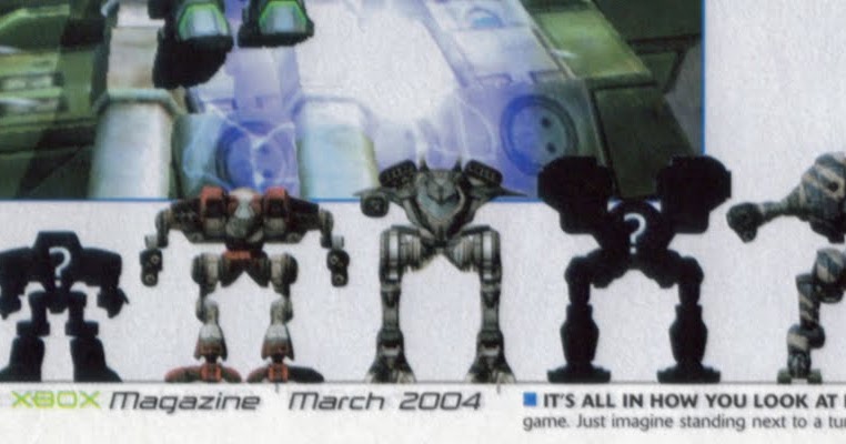 FCY: Battlemech Models: Mech Assault Size Charts