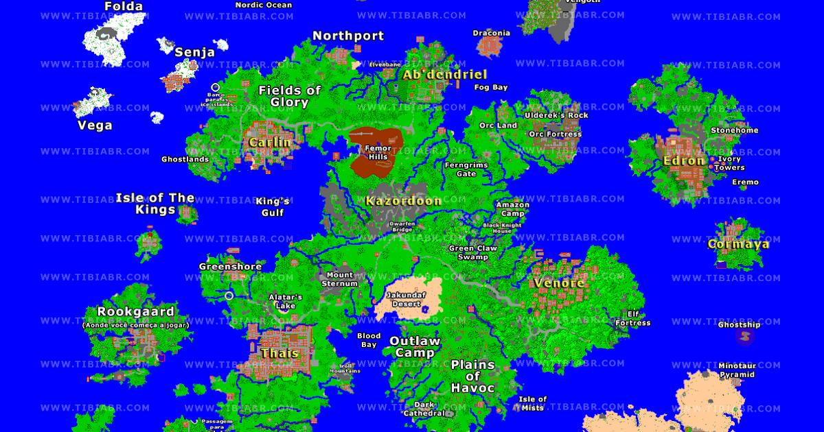 Tibia Bots: Mundo Tibia