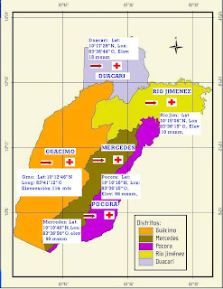 Edgar Vega Díaz / Guácimo / Limón: MAPA DE GUACIMO