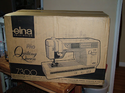 Betsy Ross Linens: My New Sewing Machine: elna 7300