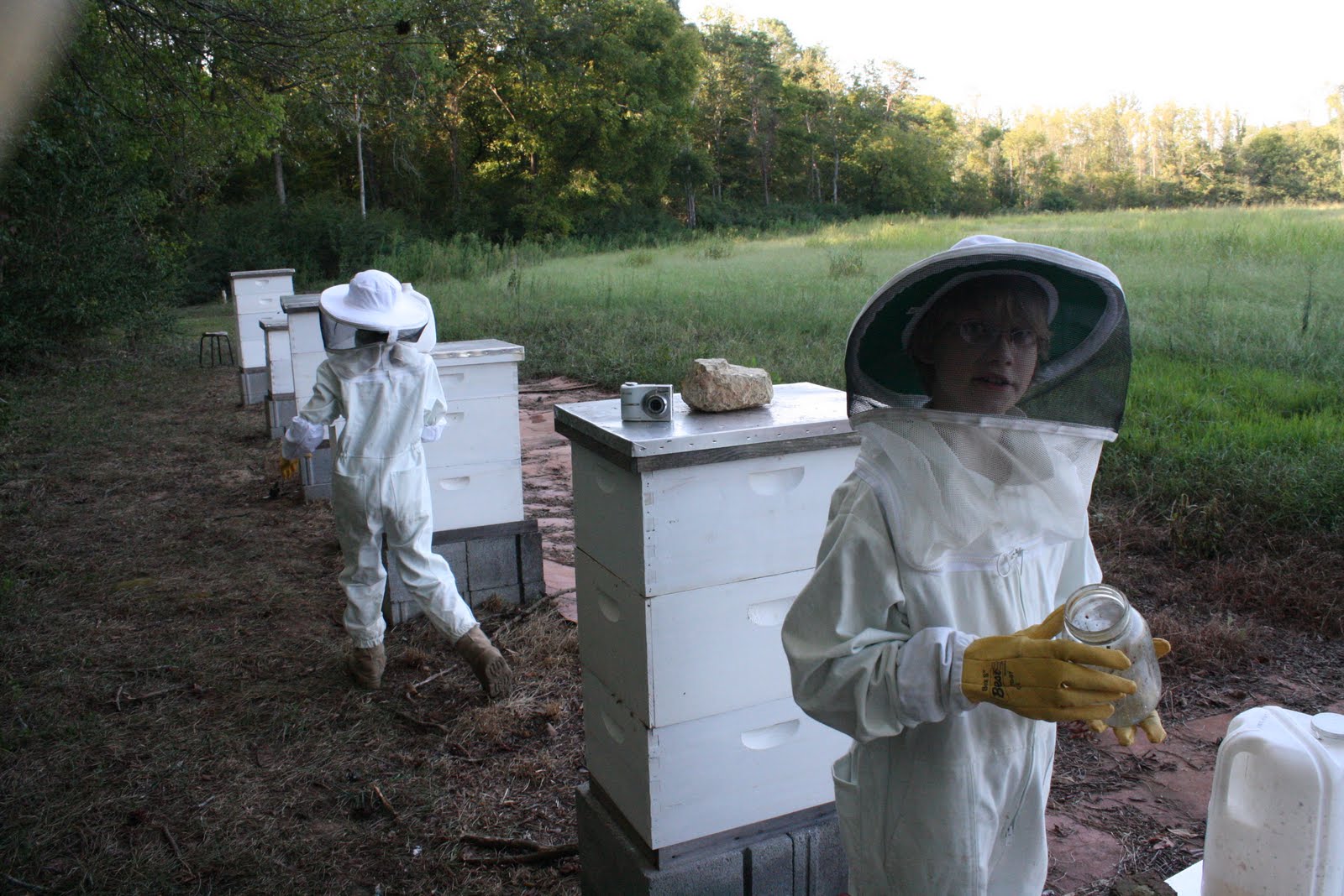 My Barefoot Farm: My Bee Keepers
