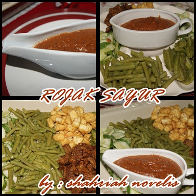 The Writer's CooKING!: ROJAK SAYUR KUAH KACANG PETIS