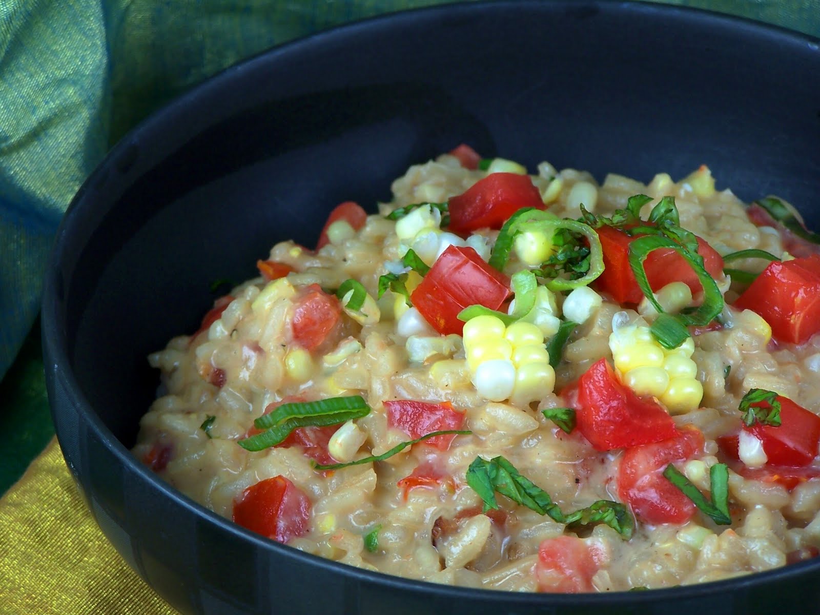Vanilla Basil: Sweet Corn Risotto