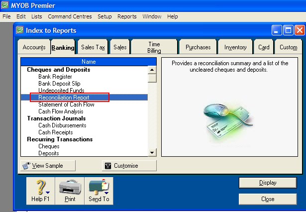 MYOB Tips For June 2010 Print Reconciliation Report myob-tips-for-june-2010-print-reconciliation-report
