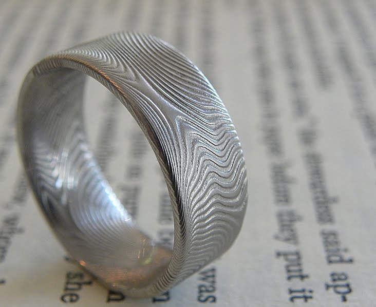 J ALBRECHT DESIGNS BLOG: Locally Made Damascus Steel Rings