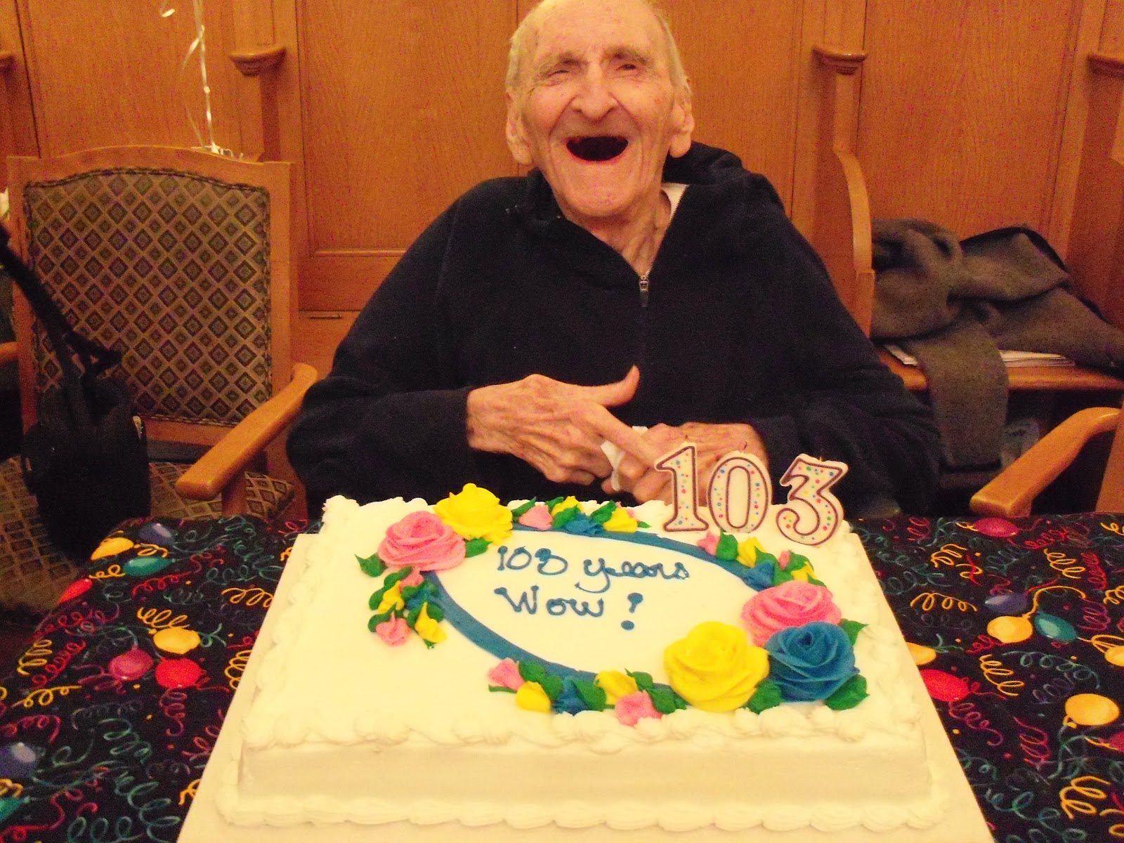 Bales Family Blog: George's 103rd Birthday Cake