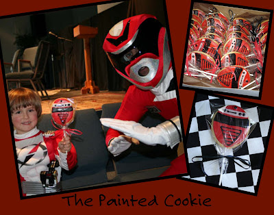 The Painted Cookie: POWER RANGER COOKIES