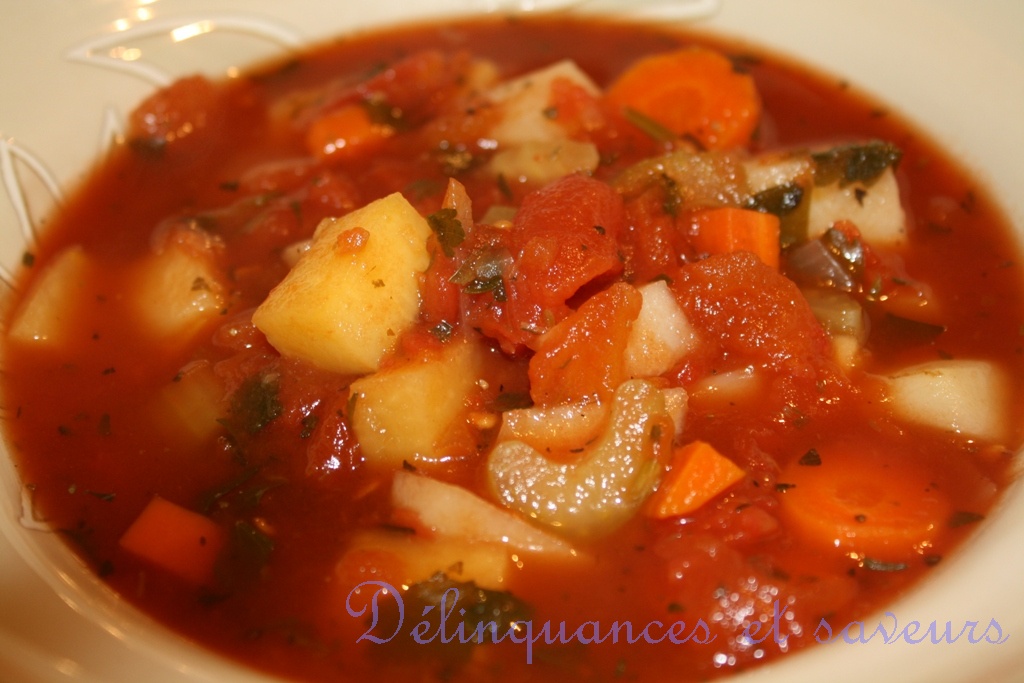 Délinquances et saveurs: Soupe aux légumes