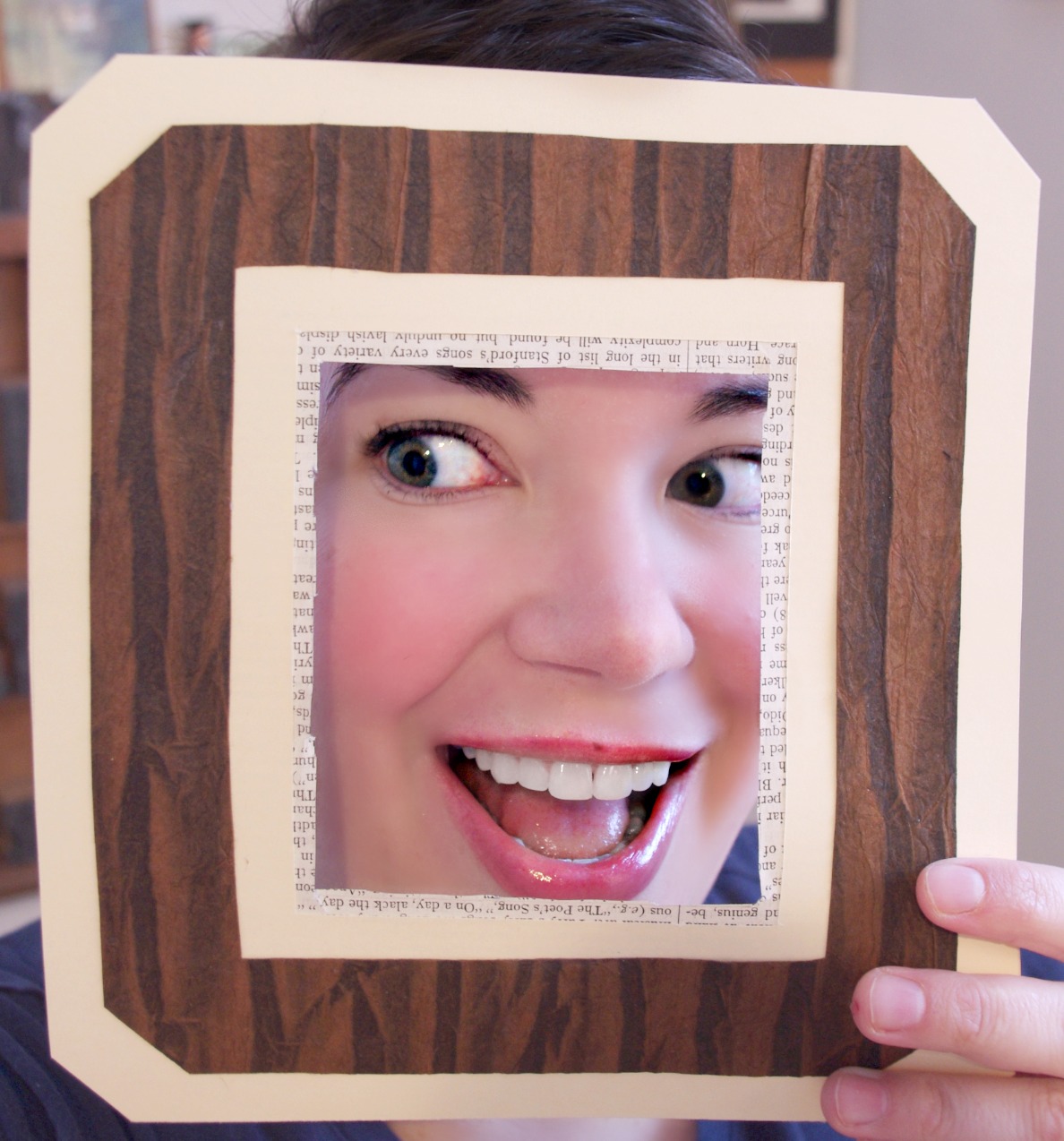 Heather Lucille: Paper Photo Frame: SX-70 Template