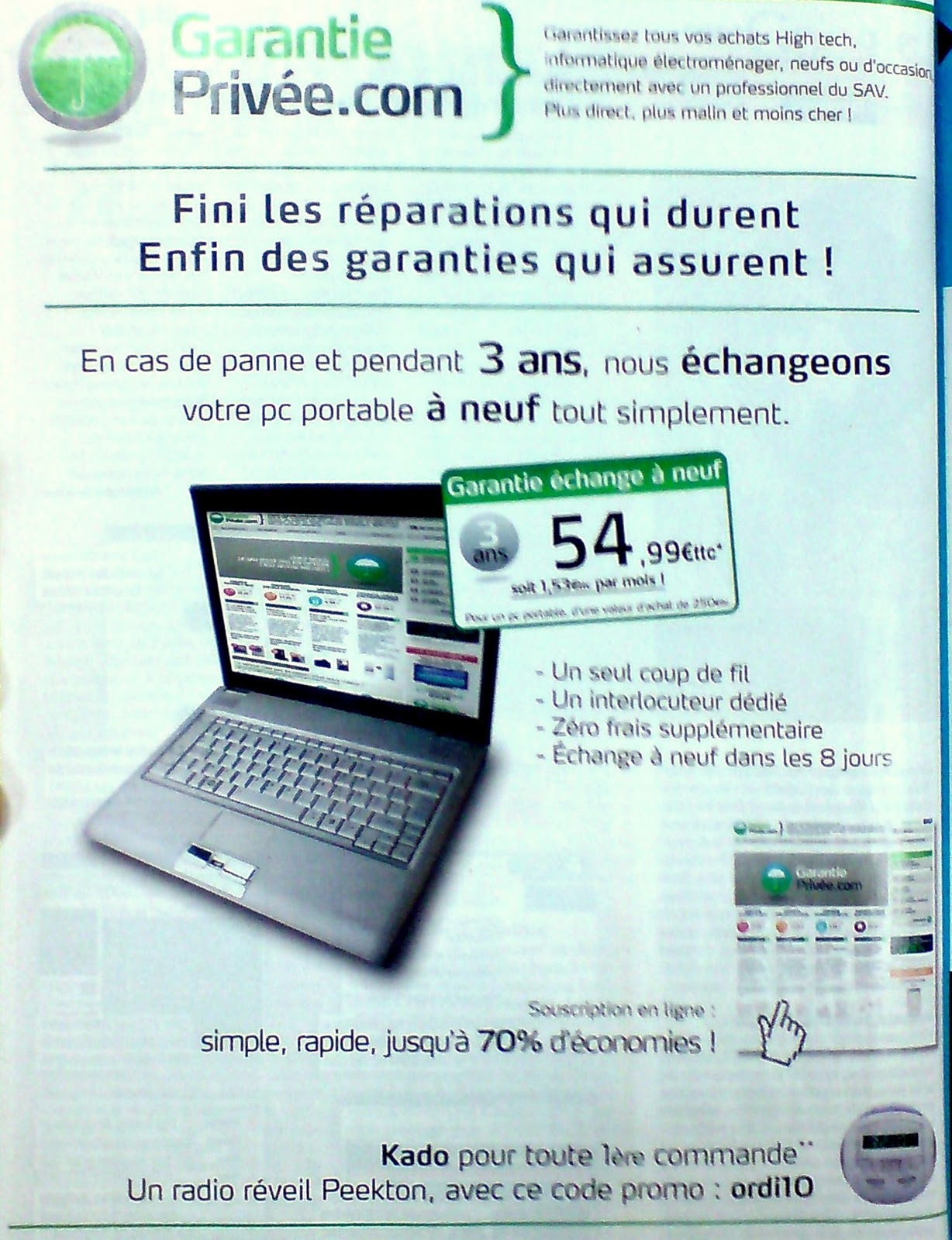 La Défonce Du Consommateur: On peut acheter sa garantie APRES son ...