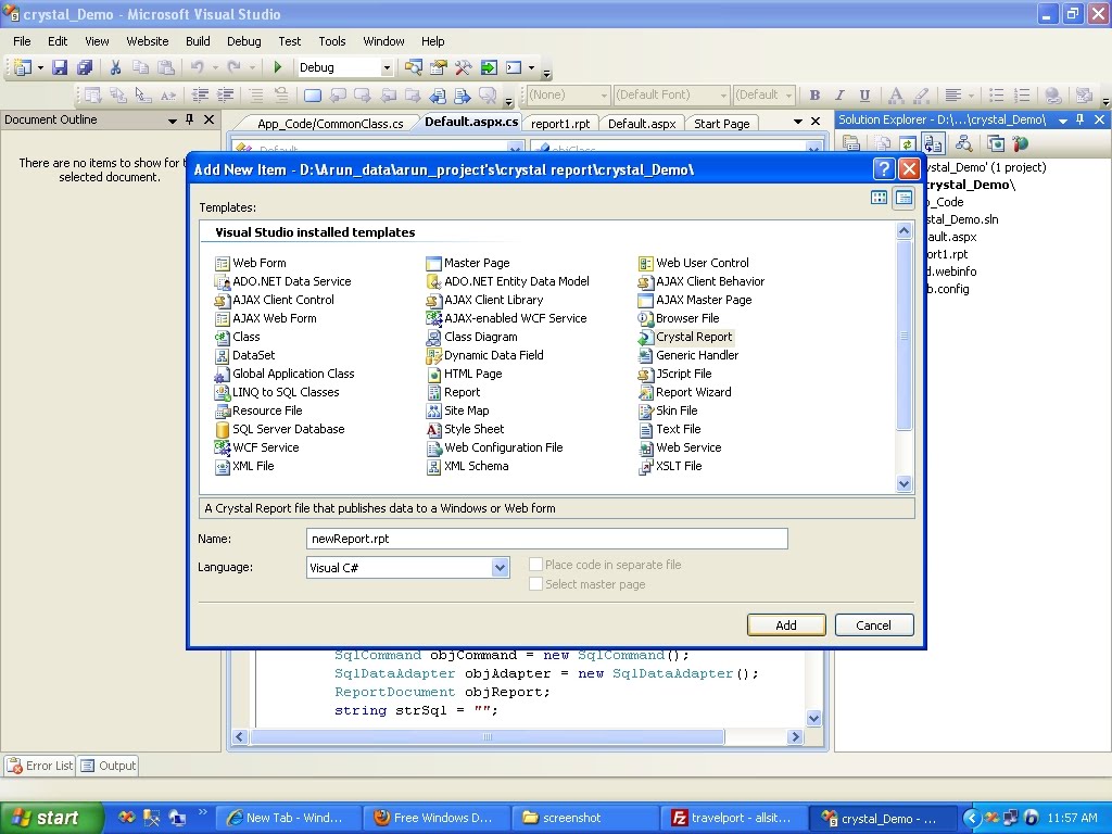 Asp.net, Sqlite, Jquery,HTML 5, Sql Server,vb, C#, Javascript,Sugarcrm API, WCF ,WPF, WWF,MVC ...