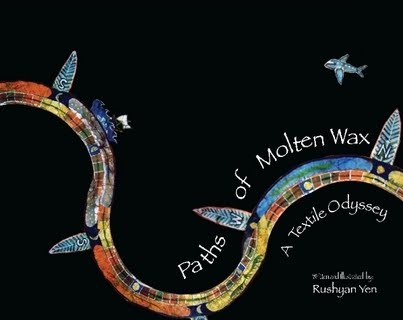 Paths of Molten Wax on Volatile Cloth