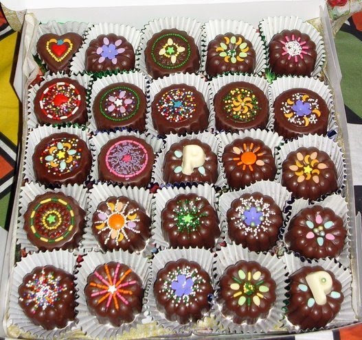 Germuda Homemade Chocolate: Assorted Decorative Chocolate
