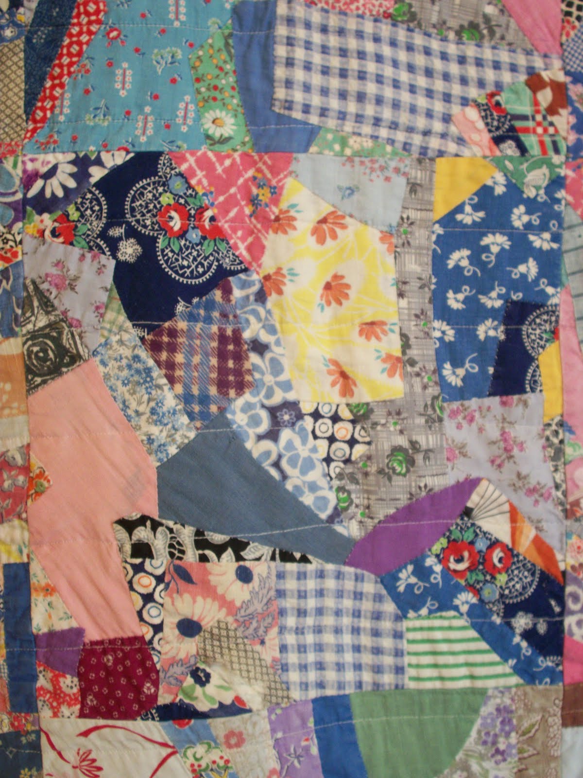 Deb Rowden's Thrift Shop Quilts: Vintage No Scraps Too Small