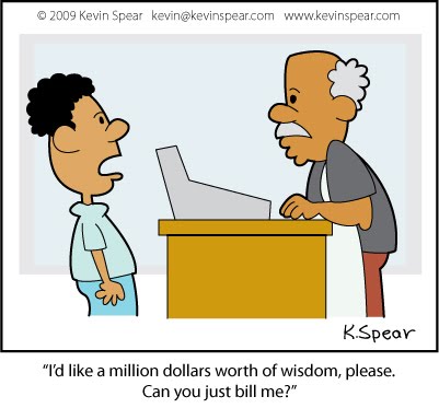 Devotoons: Comic Devotionals: Proverbs 3:13-15: Expensive Wisdom