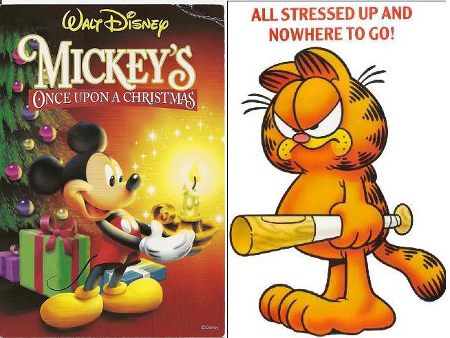 Mickey v.s Garfield: Mickey v.s Garfield
