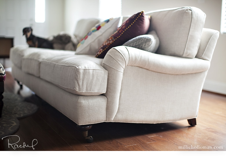 Barker House Love: Emma loves our new couch